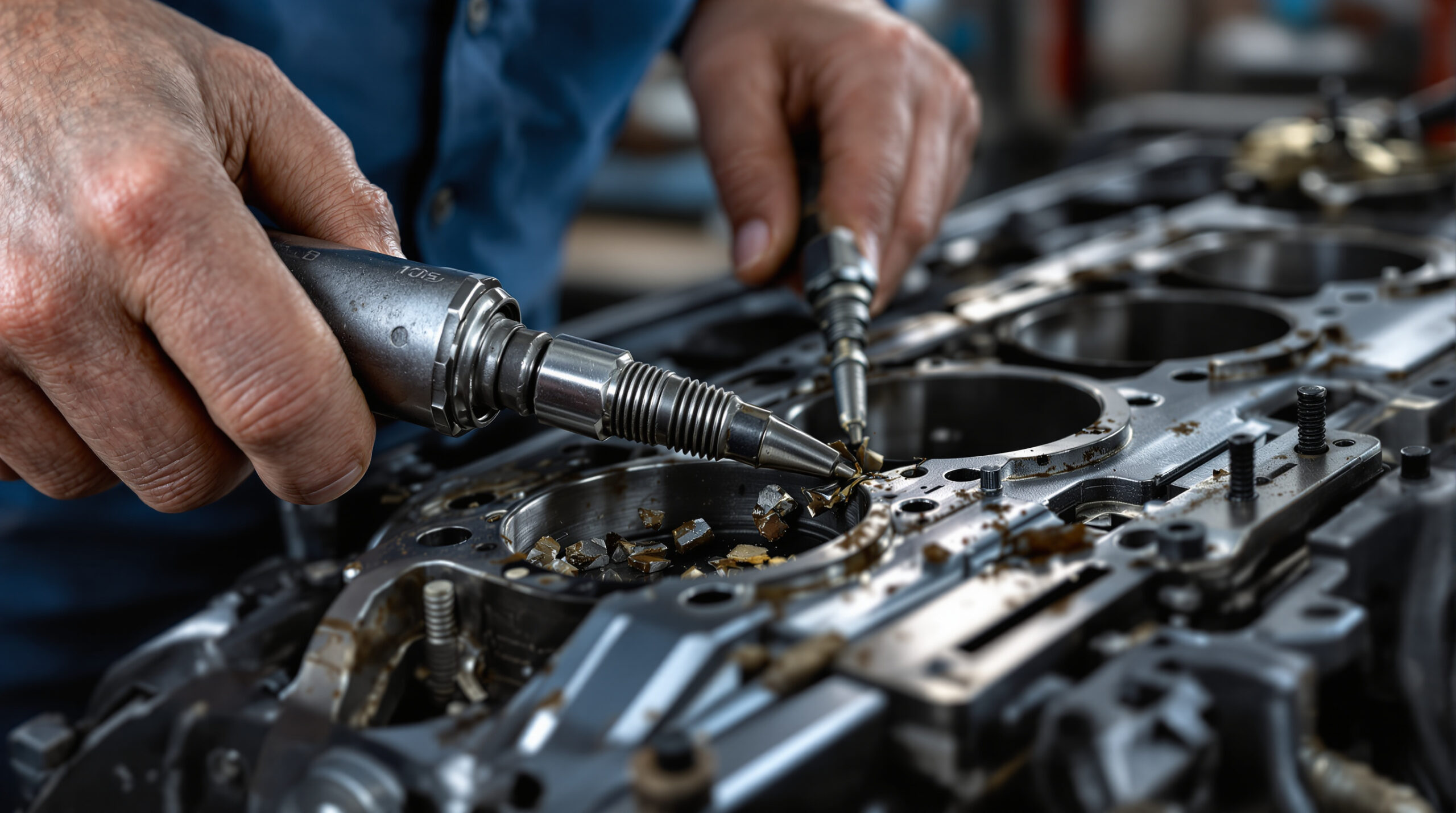 Extraction efficace des bougies de préchauffage cassées dans la culasse